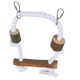 Naturals Wood & Rope Swing Parrot Toy - Northern Parrots