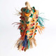 Coloured Pinata Spiked Palm Leaf Shredding Parrot Toy Small - Northern ...