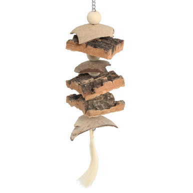 Natural Cork Stacker Parrot Toy - Northern Parrots