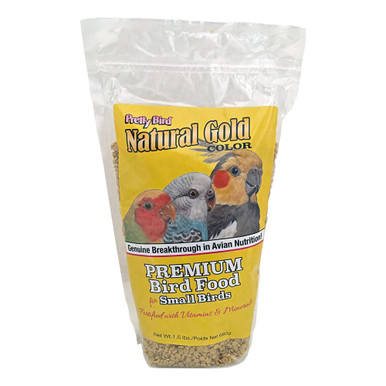 Pretty Bird Natural Gold | Small Parrot Food