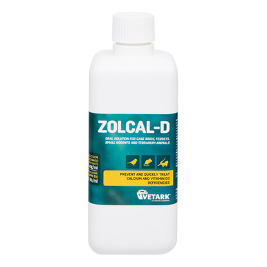 Zolcal D Liquid Calcium | D3 Parrot Supplement 500ml