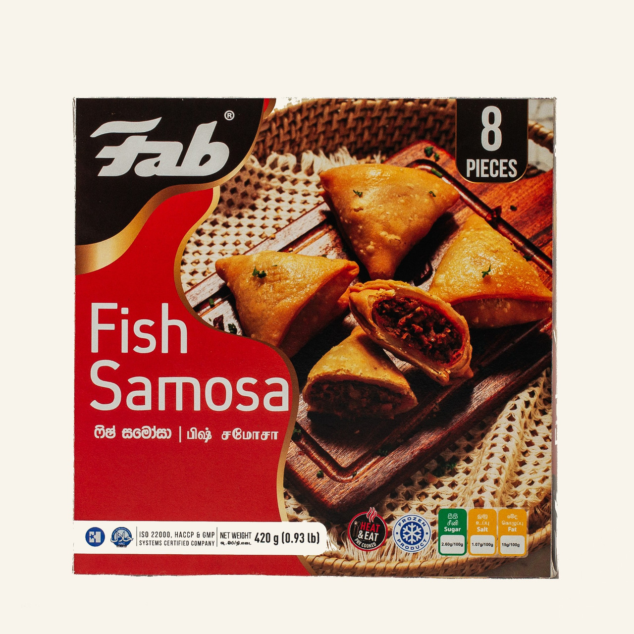 FROZEN FISH SAMOSA 8 IN A PACK - IN-STORE PICK-UP ONLY - lankandelight.com