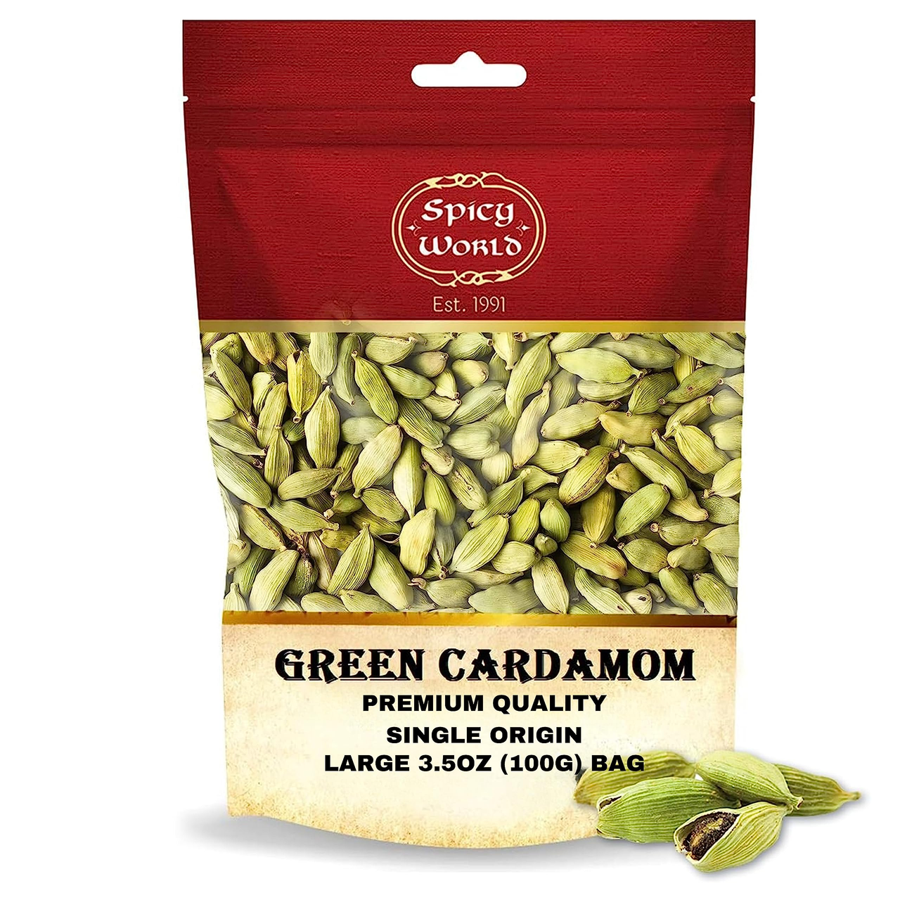 Spicy World Green Cardamom 100g