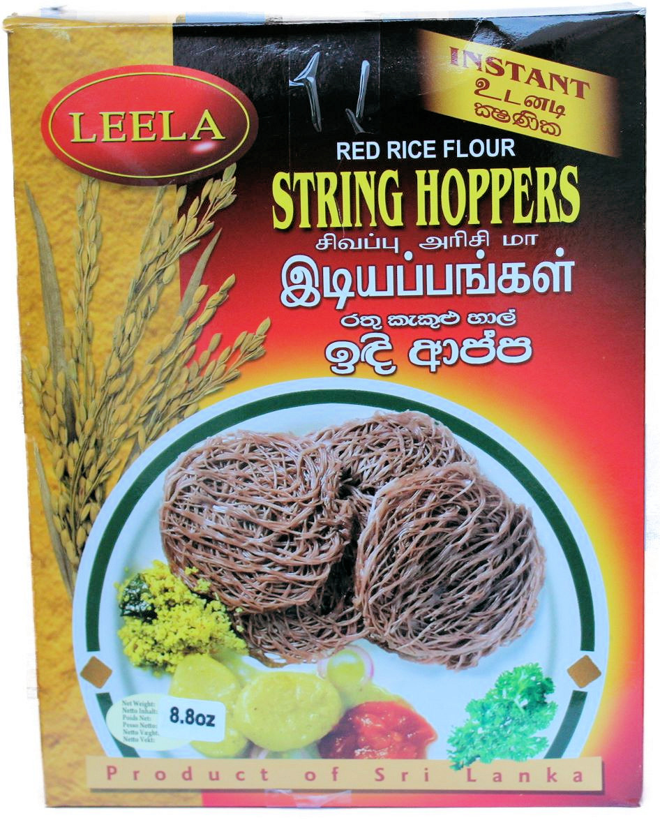 Leela Red Rice Flour Dried String Hoppers - lankandelight.com