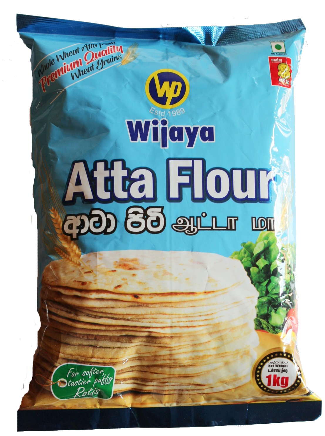 Wijaya Atta Flour 1kg - lankandelight.com