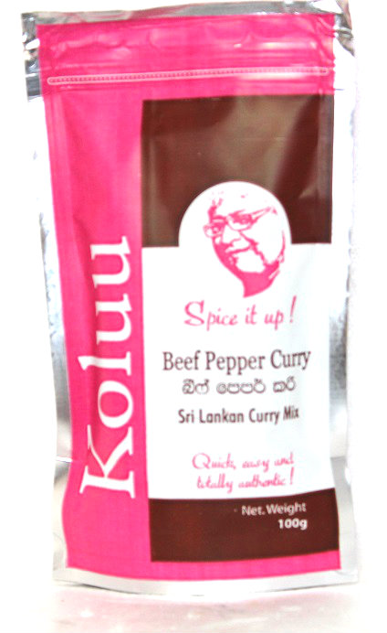 Koluu Beef Pepper Curry Mix 80g - lankandelight.com