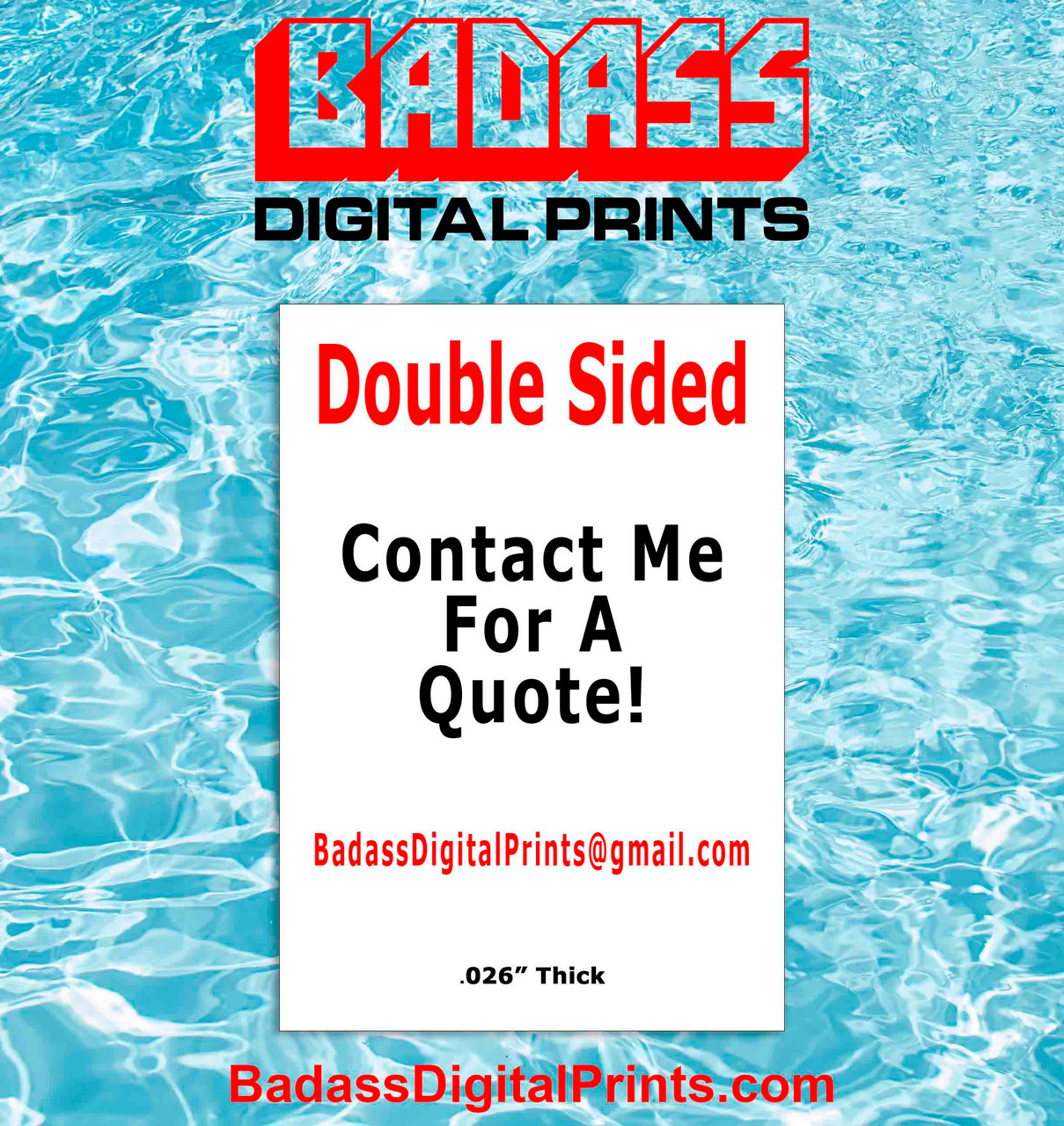 Double Sided Aluminum Sublimation Blanks