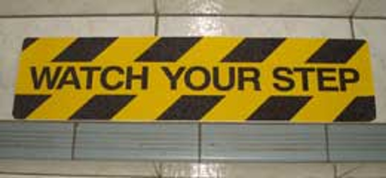 Safety stair marker - watch your step Anti-slip products Premier ...