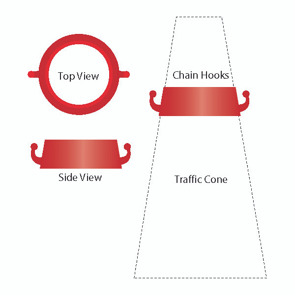 Traffic Cone Chain Adaptor - Premier Workplace Solutions