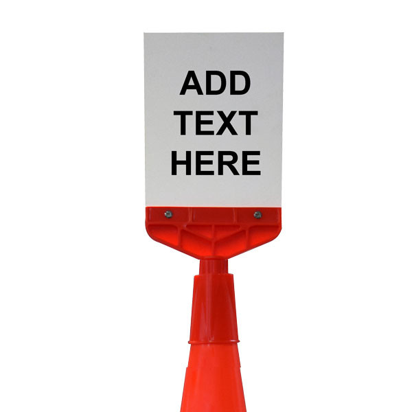 Traffic Cone Sign Adapter Kits - A4 - Premier Workplace Solutions