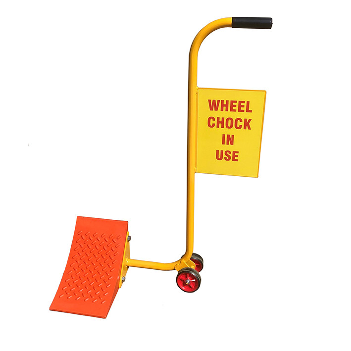 Wheel chock with handle