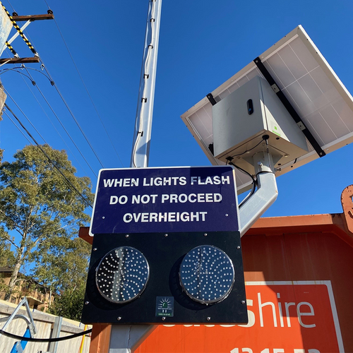 Electronic height clearance systems
