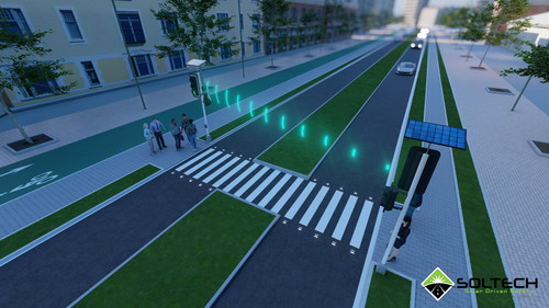 SOLAR PEDESTRIAN CROSSING SYSTEM WITH TRAFFIC LIGHTS - Premier ...