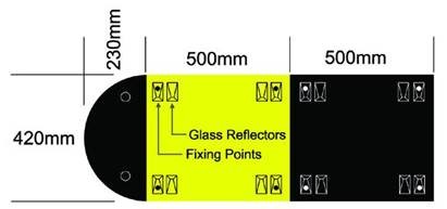 50mm Heavy Duty Thermoplastic Speed Humps - Premier Workplace Solutions