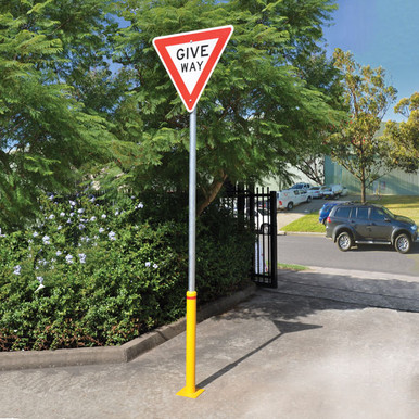 Flexible Steel Sign Post - Premier Workplace Solutions