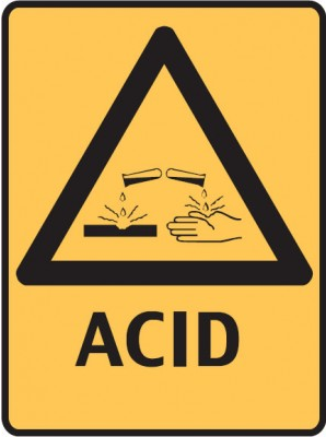 ACID (WARNING) Sign - Premier Workplace Solutions