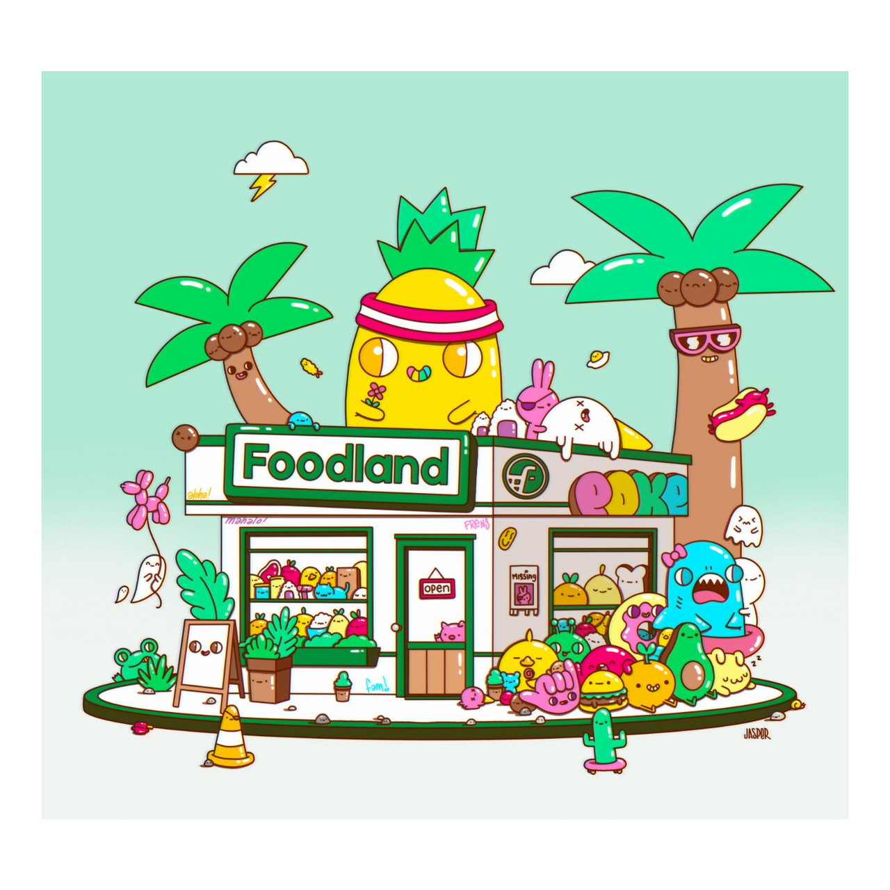 Shop Now - Foodland Exclusives - Local Art Honors Food, Family, Friends ...