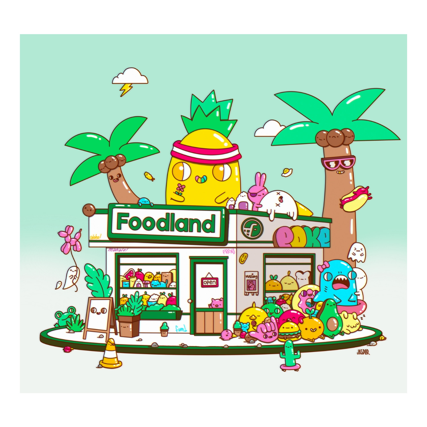 Shop Now - Foodland Exclusives - Local Art Honors Food, Family, Friends ...