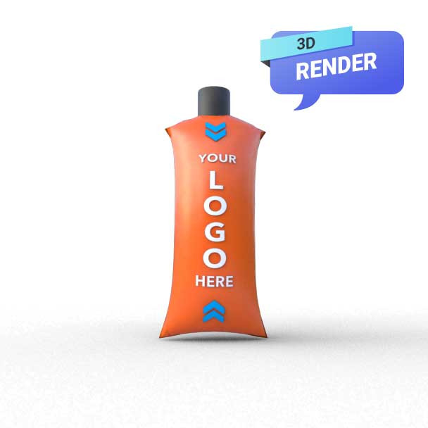 Inflatable Tube: Airtight Inflatable Tube for Versatile Visual Displays