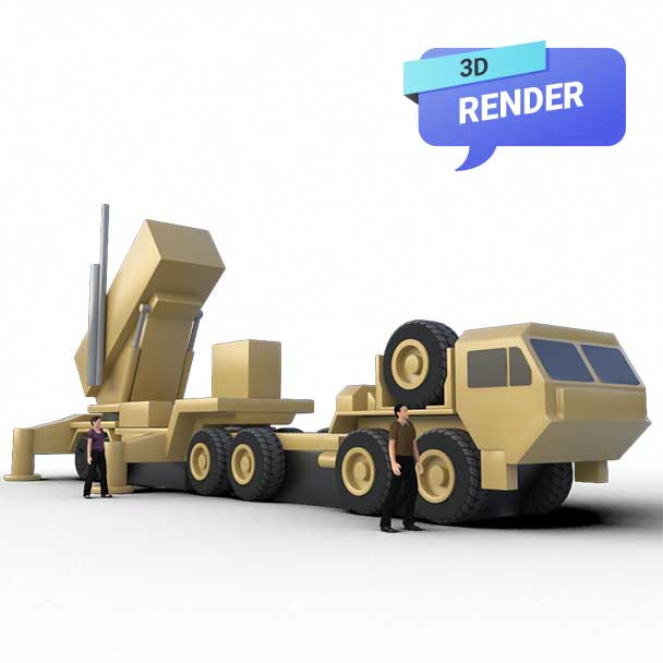 Patriot Inflatable missile | i2k Defense