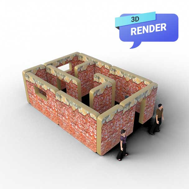 Airwalls Package E modular shoot house| i2k Defense