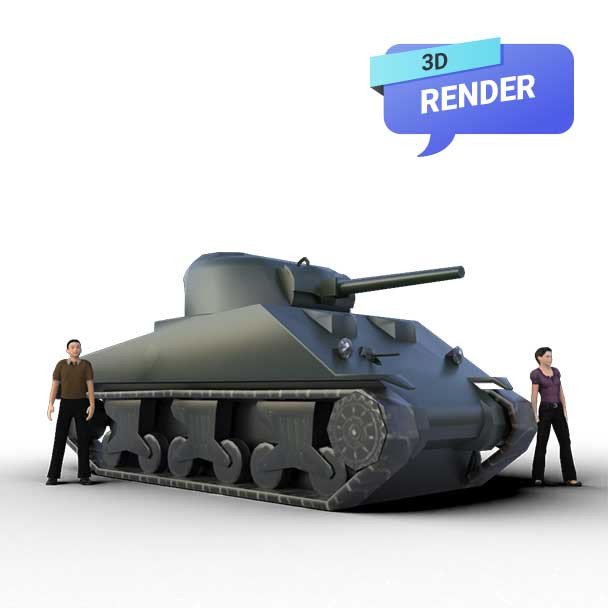 inflatable sherman tank for sale | i2k Defense