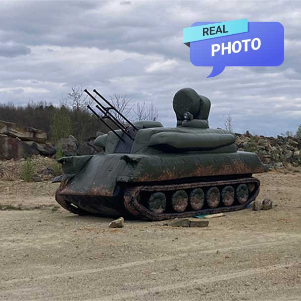 ZSU-23-4 Shilka Inflatable Tank Decoy for sale | i2k Defense
