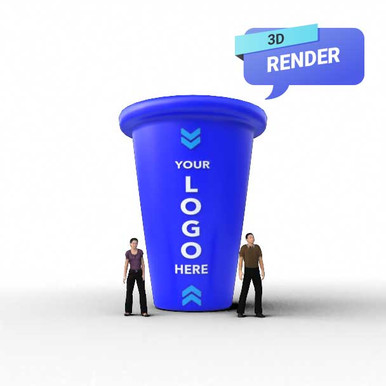 inflatable Container Cup: Portable & Collapsible Storage Solution