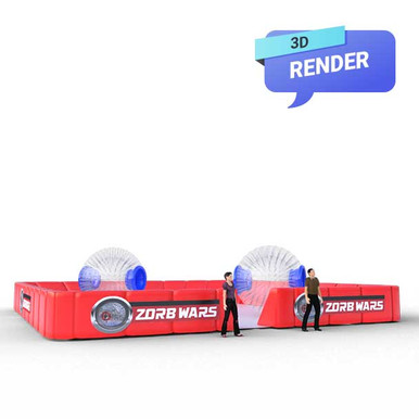Zorb Wars: Exciting Inflatable Game with Oversized Zorb Balls