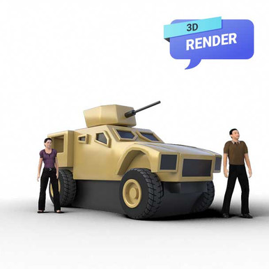 Oshkosh army inflatables Light Tactical Vehicle |i2k Defense