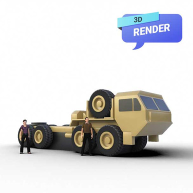 Hemtt A4 Inflatable Patriot Tractor | i2k Defense