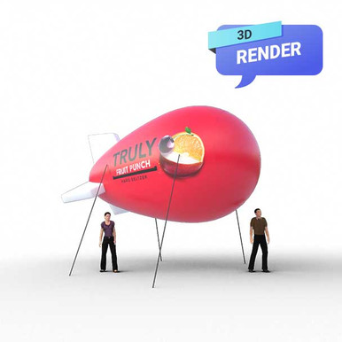 Truly Fruit Punch Blimp