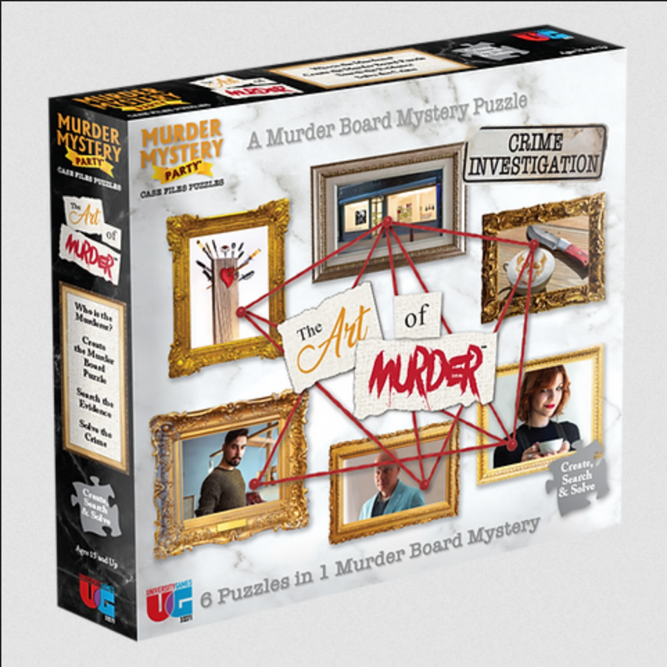The Art of Murder—Case Files Puzzles: Murder Mystery Party - Board Game ...
