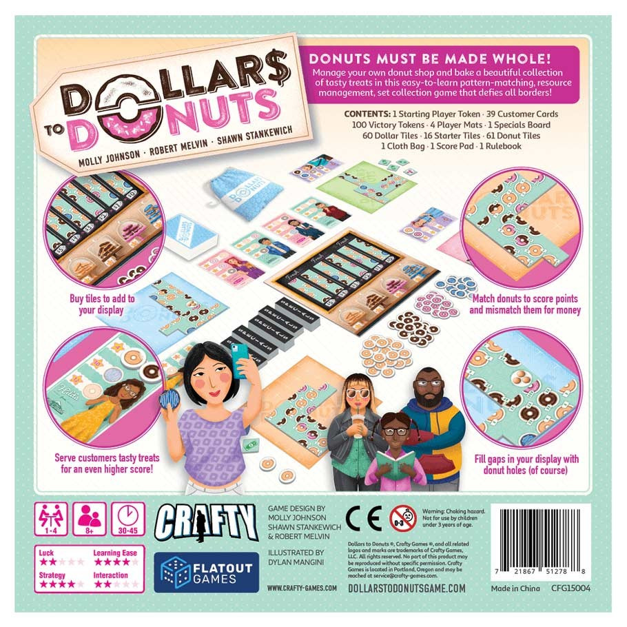Dollars to Donuts (Sold Out - Restock Notification Only) - Board Game ...