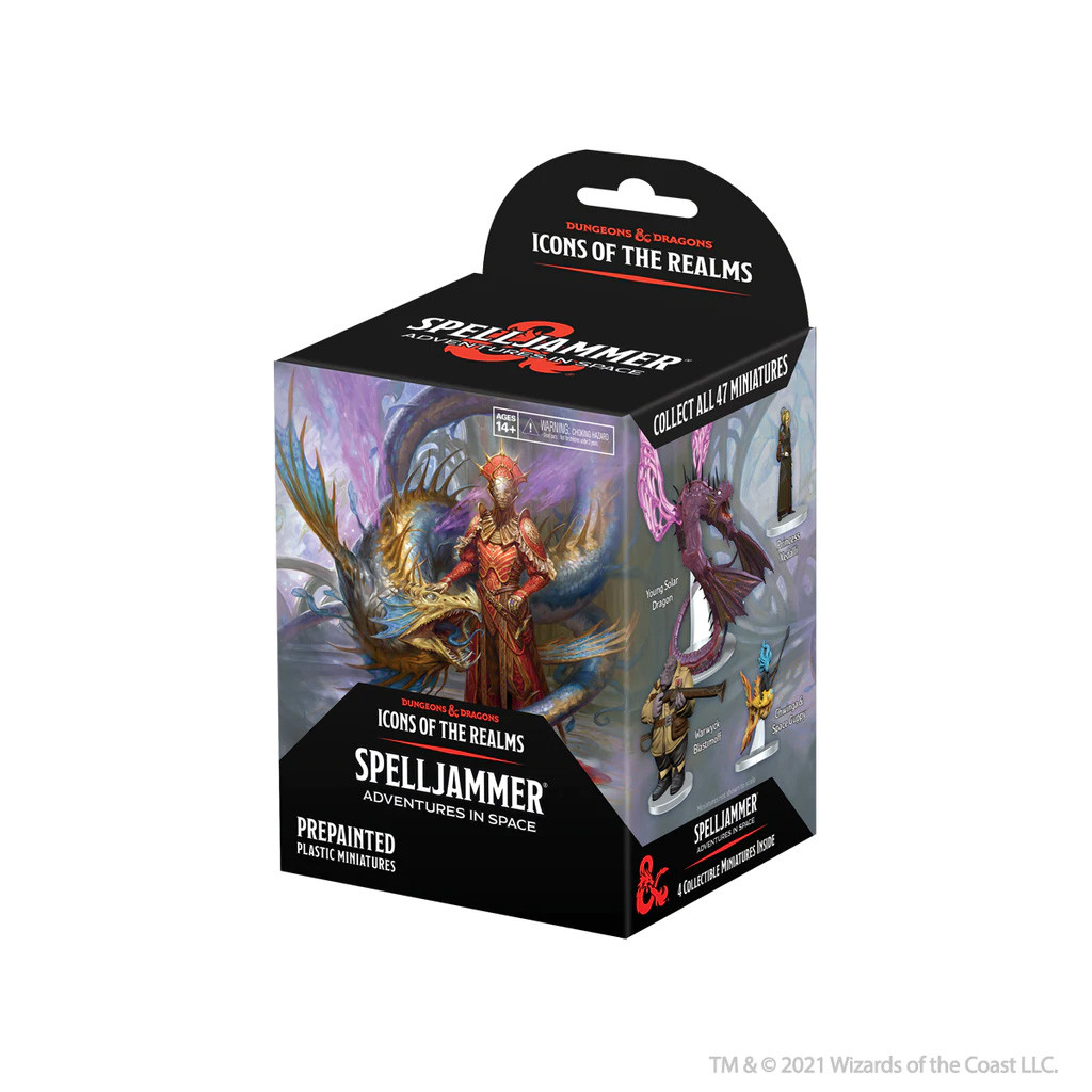 Spelljammer Adventures in Space Pre-painted Miniatures Booster–Icons of ...