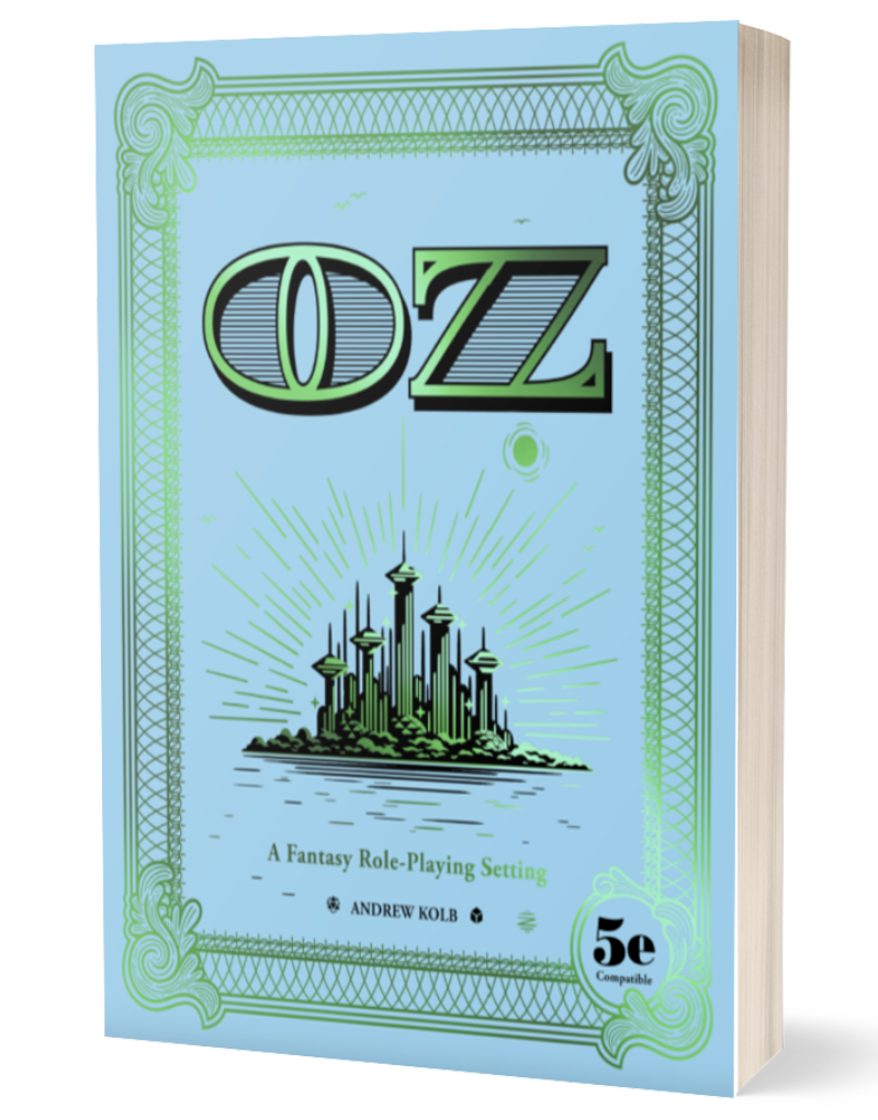 OZ: A Fantasy Role-Playing Setting (Sold Out - Restock Notification ...