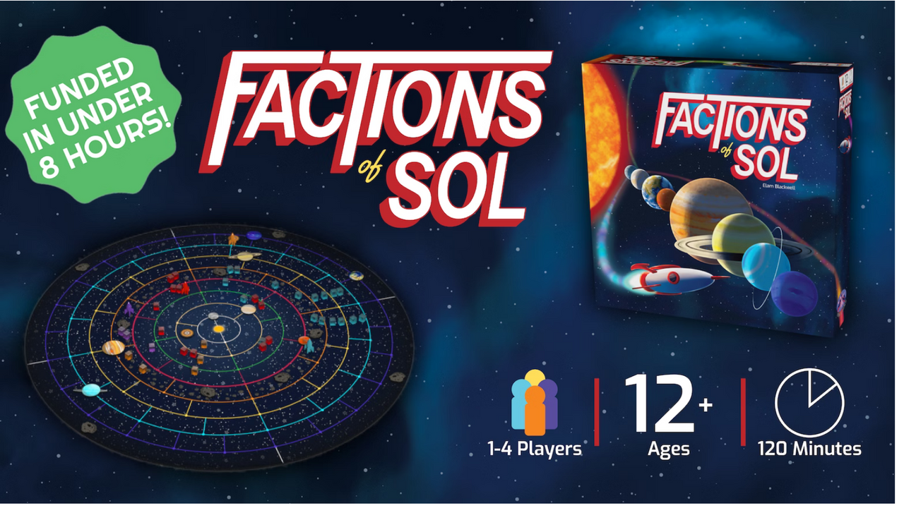 Factions of Sol, Kickstarter Edition with Stretch Goals - Board Game ...