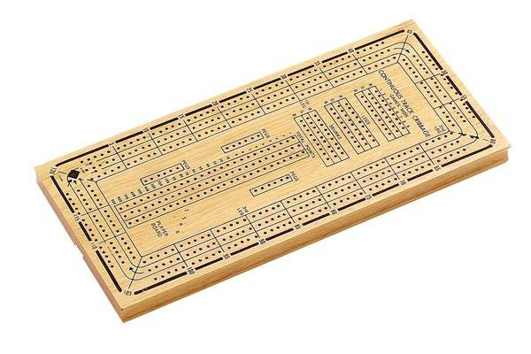 Cribbage Deluxe 3-Track Board - Board Game Barrister