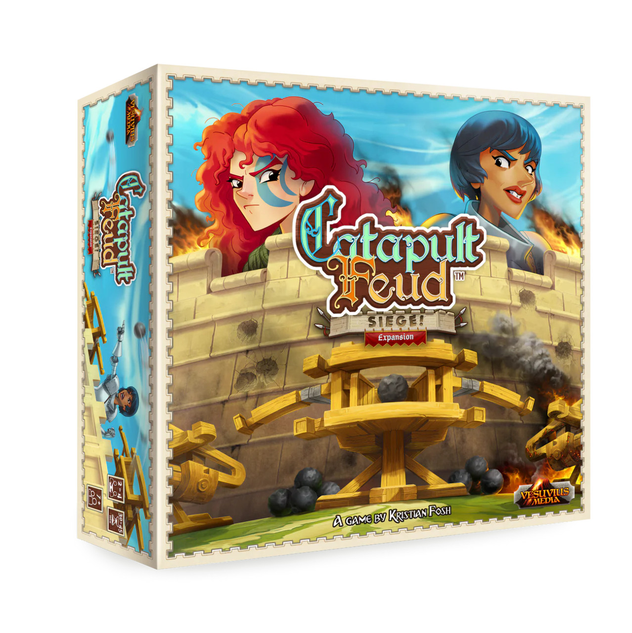 Catapult Feud: Siege Expansion - Board Game Barrister