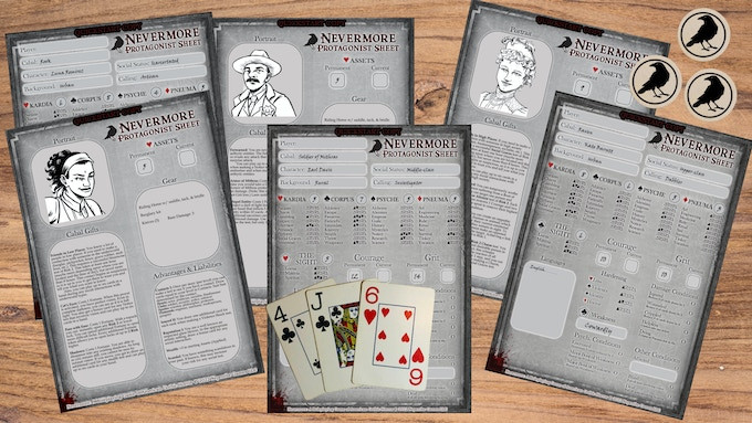 Nevermore RPG (Sold Out - Restock Notification Only) - Board Game Barrister