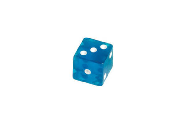 Clear 19mm Six-Sided d6 Die - Board Game Barrister