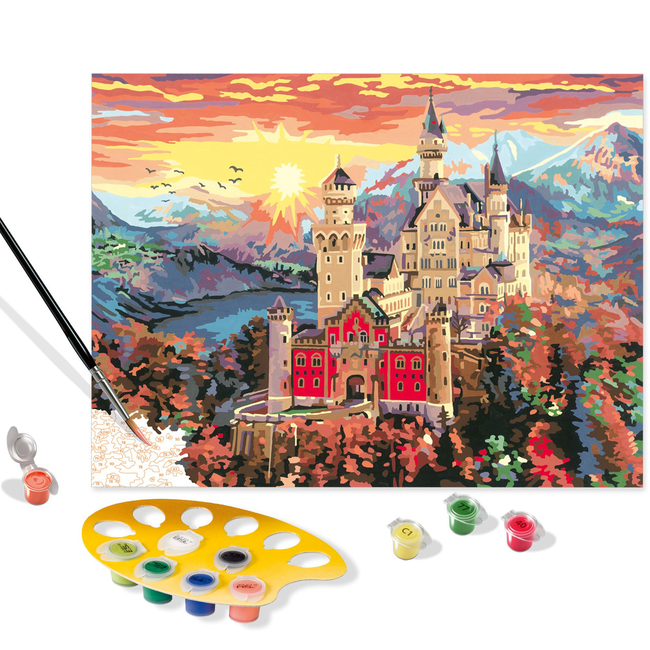 Fairytale Castle— CreArt Paint by Numbers - Board Game Barrister