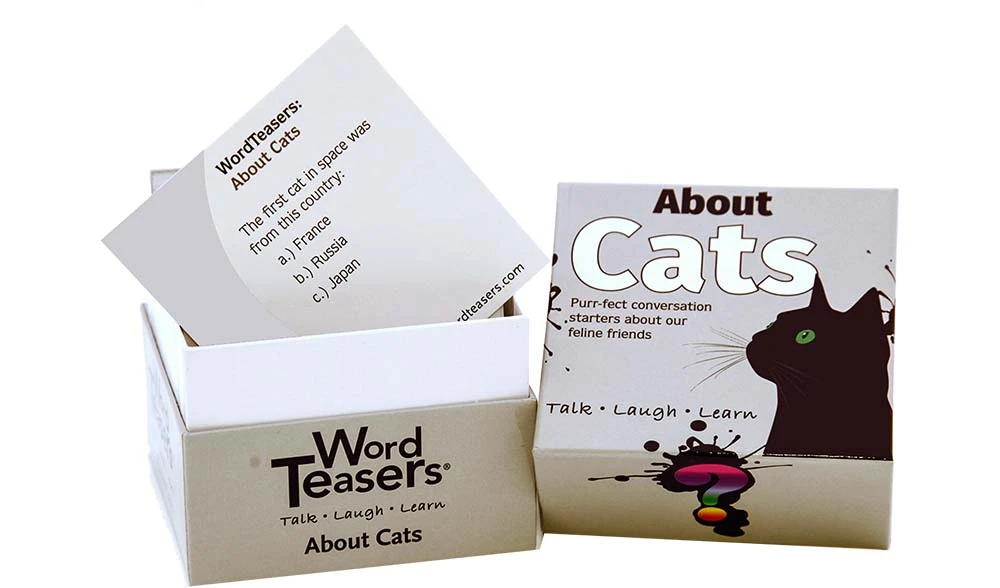 About Cats Word Teasers - Board Game Barrister