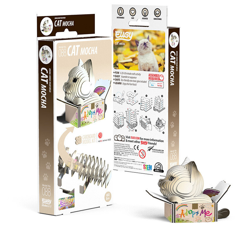 Mocha Cat EUGY 3D Model Kit (Sold Out - Restock Notification Only ...