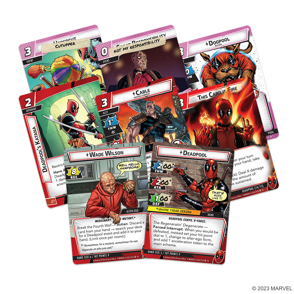 Deadpool Expanded Hero Pack–Marvel Champions - Board Game Barrister