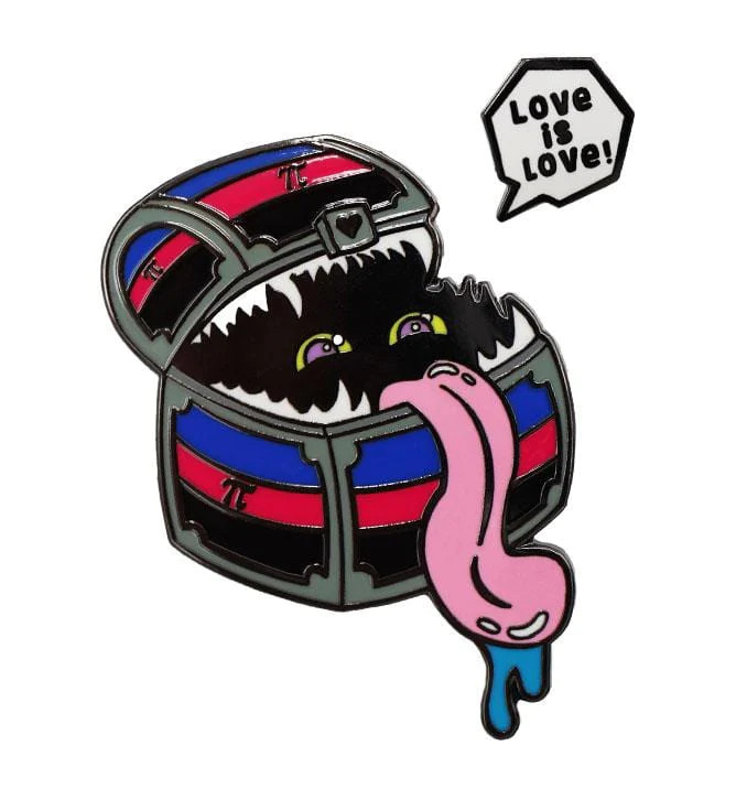 Enamel Pin: Mimic Polyamorous Pride - Board Game Barrister