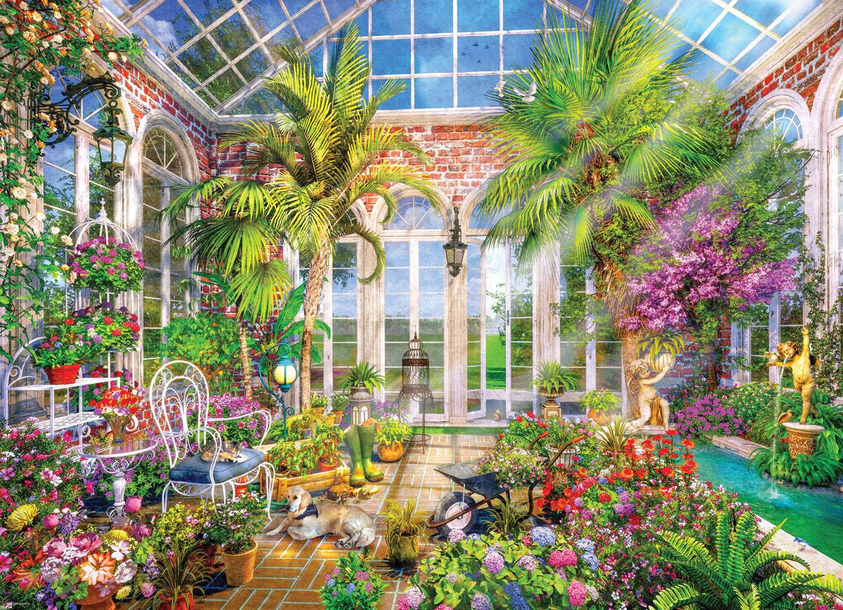 Glass Garden 1000pc - Board Game Barrister