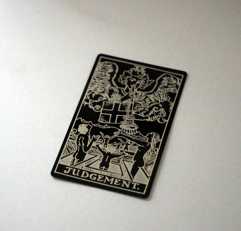 Judgement, Metal Tarot Card (Sold Out - Restock Notification Only ...
