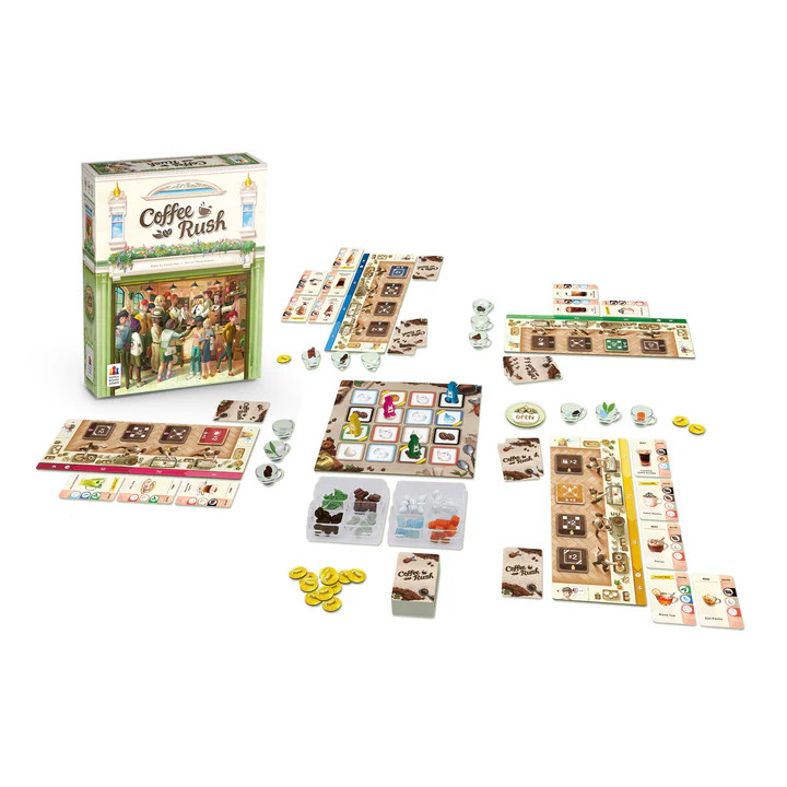 Coffee Rush (Sold Out - Restock Notification Only) - Board Game Barrister