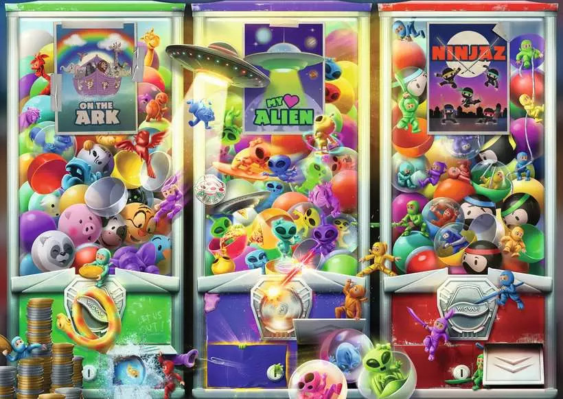 Animals, Aliens & Ninjas 1000pc - Board Game Barrister